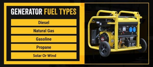 How to choose the generator fuel type | BISON