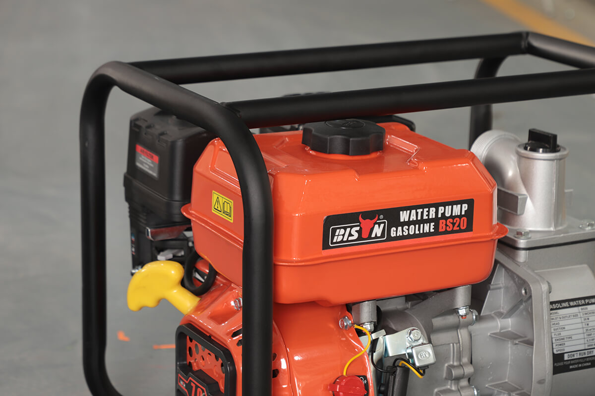 recoil start self-priming water pump factory | BISON