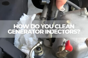 How do you clean generator fuel injectors | BISON